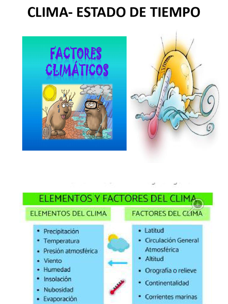 Factores Climáticos | PDF