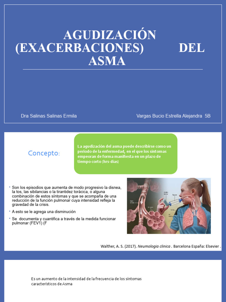 Exacerbaciones de ASMA | PDF | Asma | Causas de la muerte
