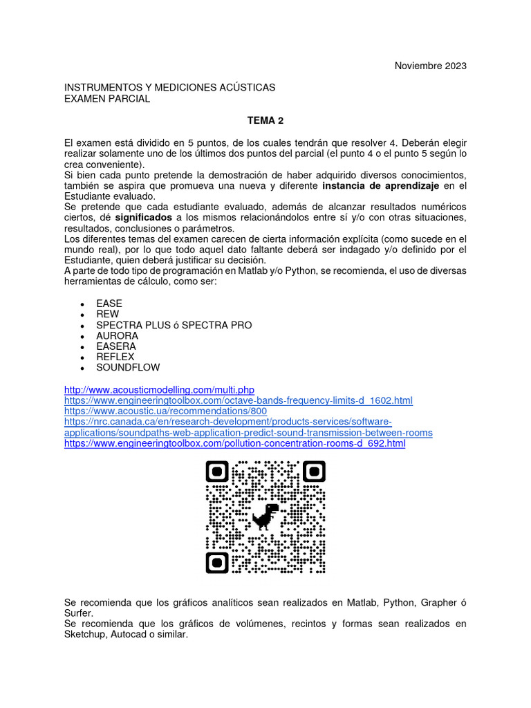 Examen Parcial 2C 2023 - Tema 2 | PDF
