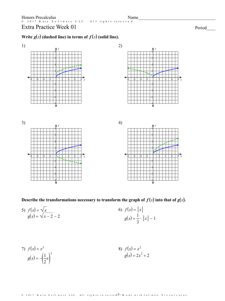 Extra Practice Week 01 | PDF | Mathematical Relations | Mathematics