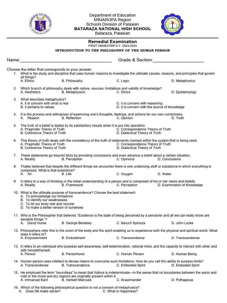 1 Iphp | PDF | Truth | Theory