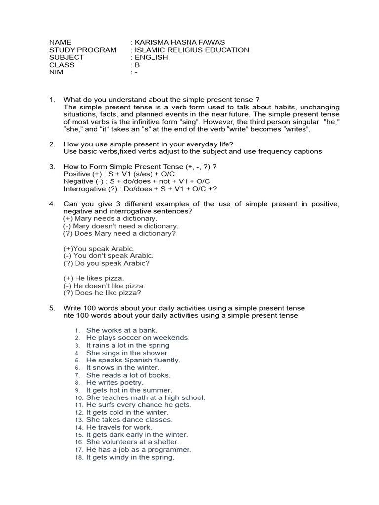 ENGLISH | PDF | Verb | Linguistic Morphology