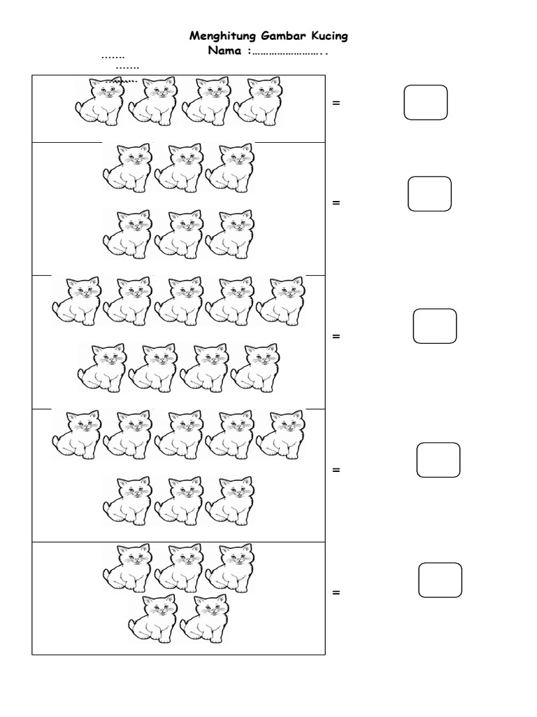 Menghitung Gambar Kucing | PDF