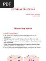 Chest Examination: Technique | PDF | Physical Examination | Thorax