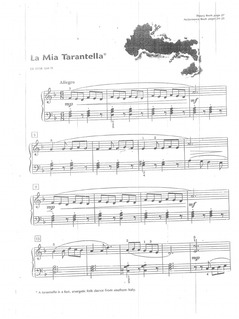 La Mia Tarantella | PDF