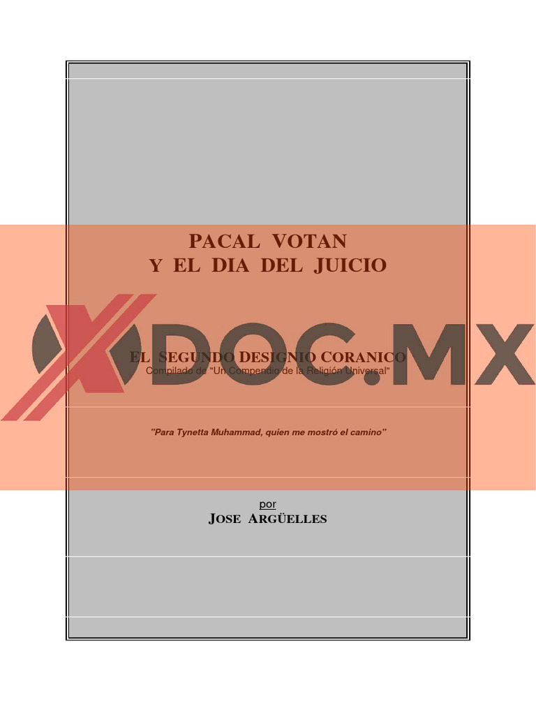 Pacal Votan y El Dia Del Juicio | PDF | Corán | Islam