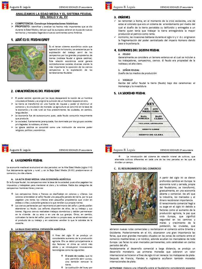 Analizamos La Edad Media y El Sistema Feudal | Descargar gratis PDF | Feudalismo | Edades medias