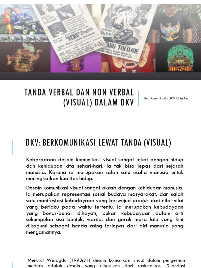 5 - Tanda Verbal Dan Non Verbal Pada DKV | PDF