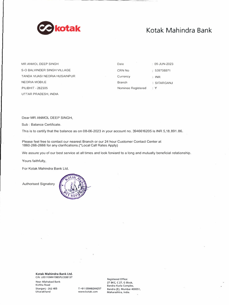 Kotak Mahindra Bank | PDF