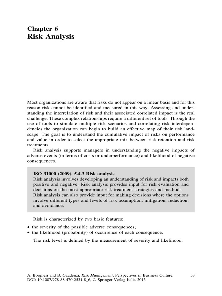 Materi Bab 3 Risk Analysis | PDF | Risk | Risk Management