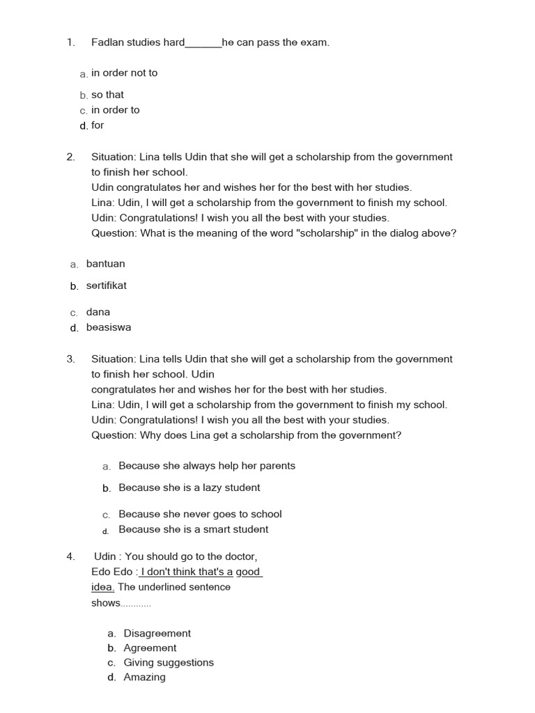 Soal Ujian Bahasa Inggris Kelas 9 Semester Ganjil 2023 - 2024 | PDF | Vitamin C | Dietary ...