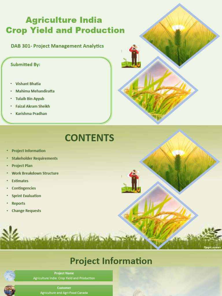 Final PPT Dab301 | PDF | Agriculture | Agricultural Productivity