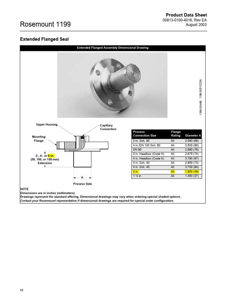 1199 - Extended - Flange JOB 027 | PDF | Mechanical Engineering ...