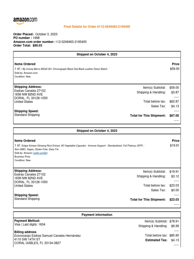 Order Document | PDF | Market (Economics) | Services (Economics)