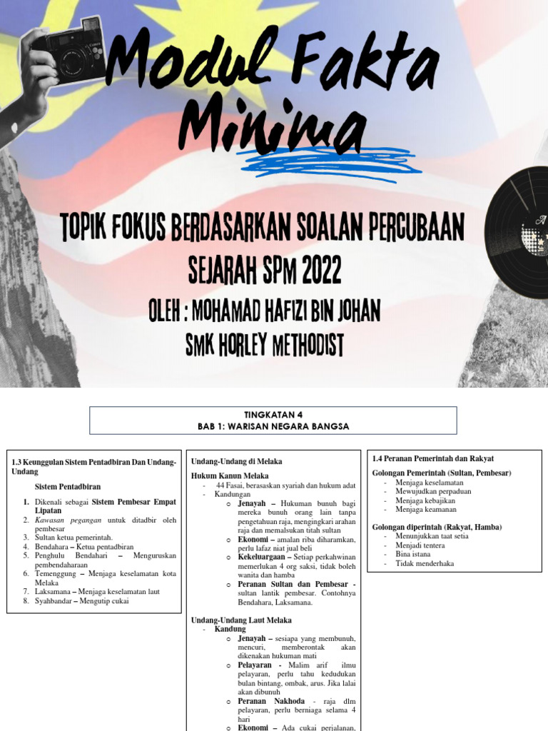 Modul Fakta Minima | PDF