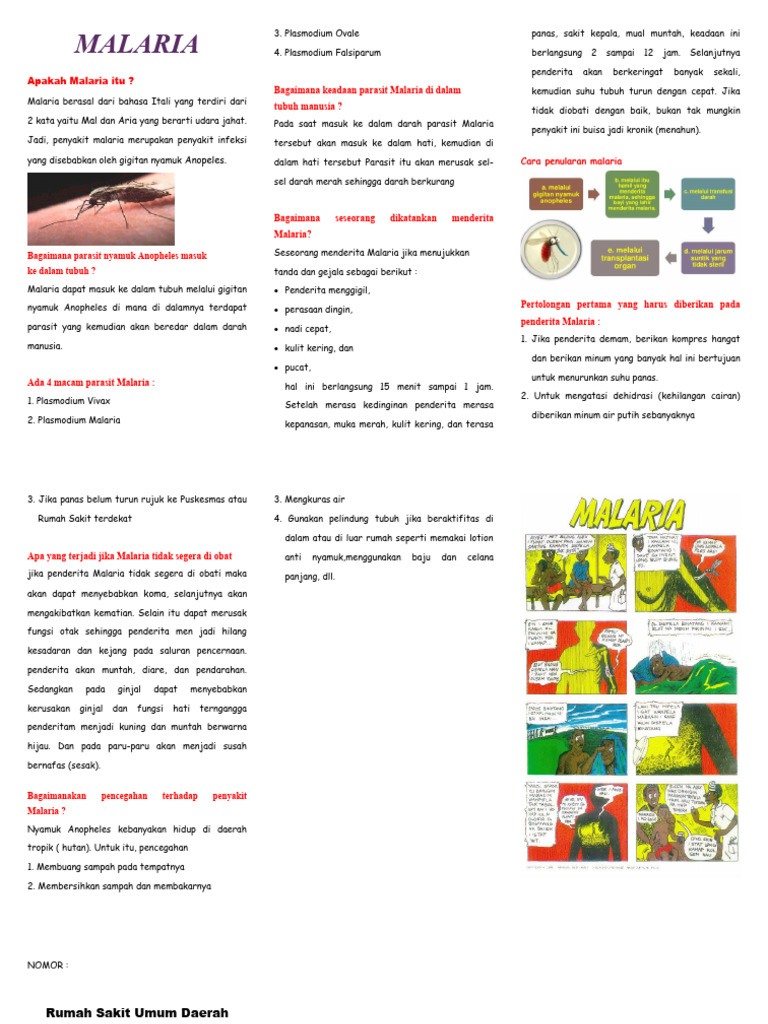 Leaflet MALARIA | PDF