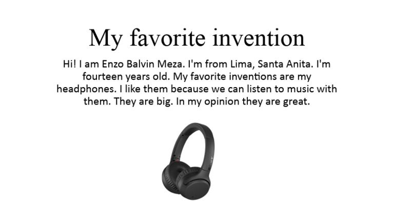 My Favorite Invention | PDF