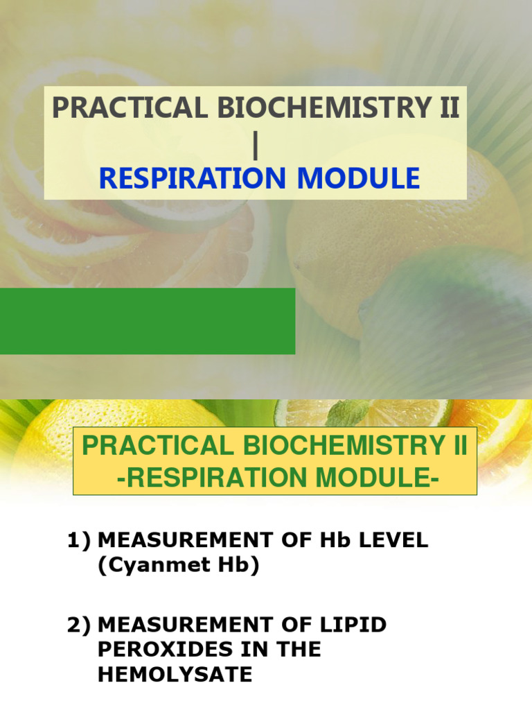 Praktikum Biokimia-Respirasi 1 | PDF | Precipitation (Chemistry ...