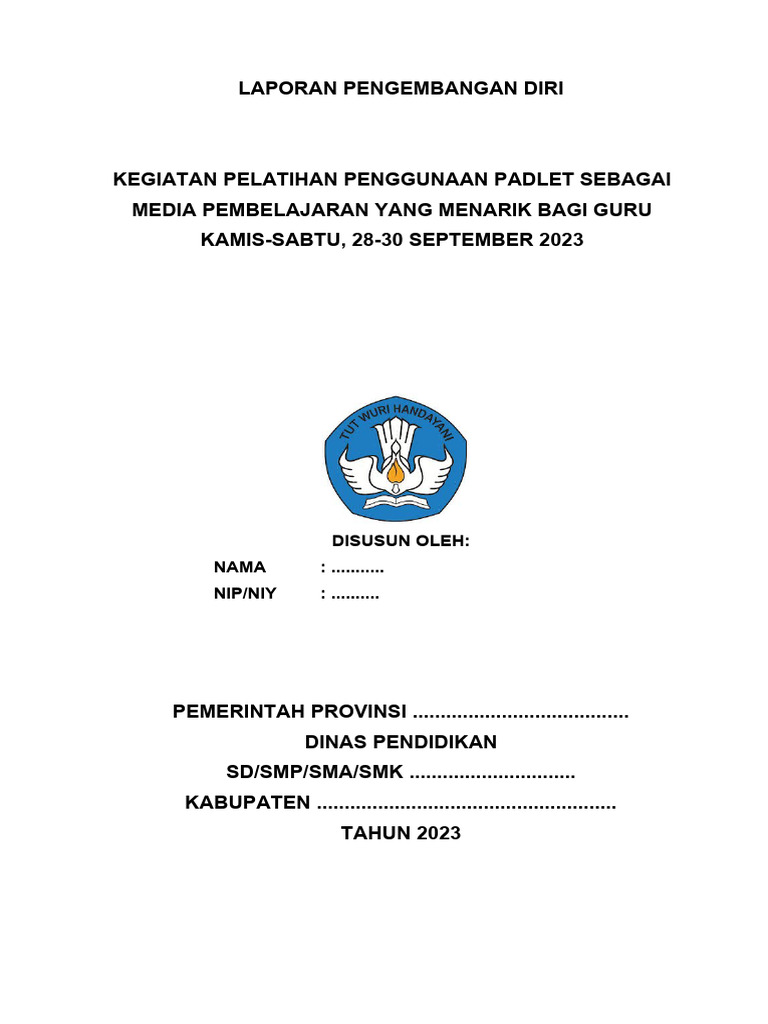 Format LPD Bagian Awal | PDF