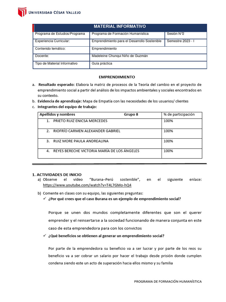 Guia 2-Grupo8 | PDF | Iniciativa empresarial