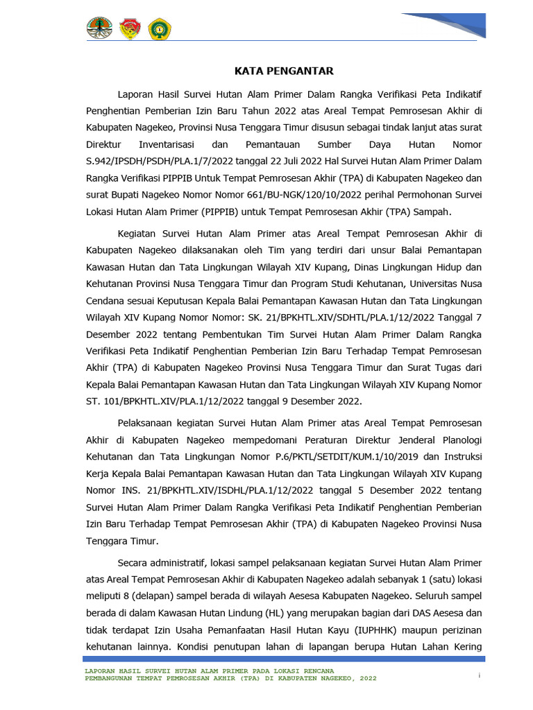 Laporan Hasil Shap Tpa Nagekeo | PDF