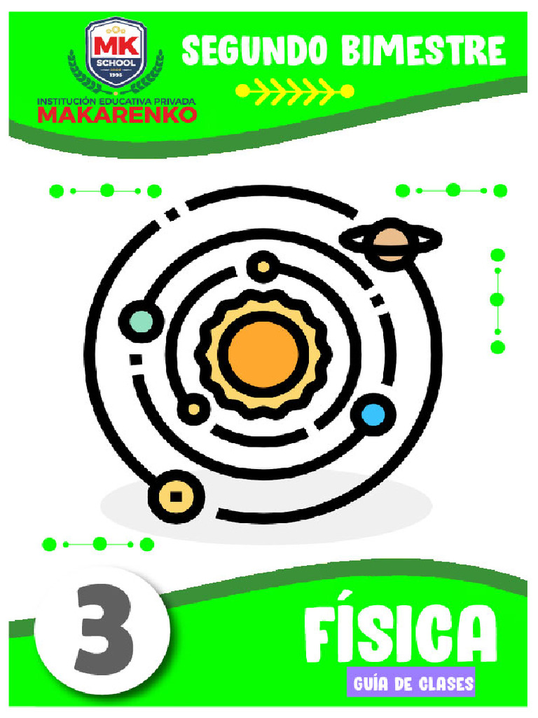Física 3ro IIB | PDF | Esfuerzo de torsión | Rotación