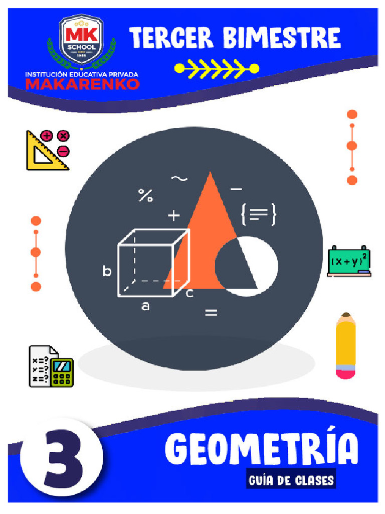 Geometría 3ro IIIB | PDF | Tangente | Ángulo
