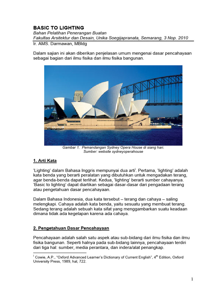 Basic To Lighting | PDF