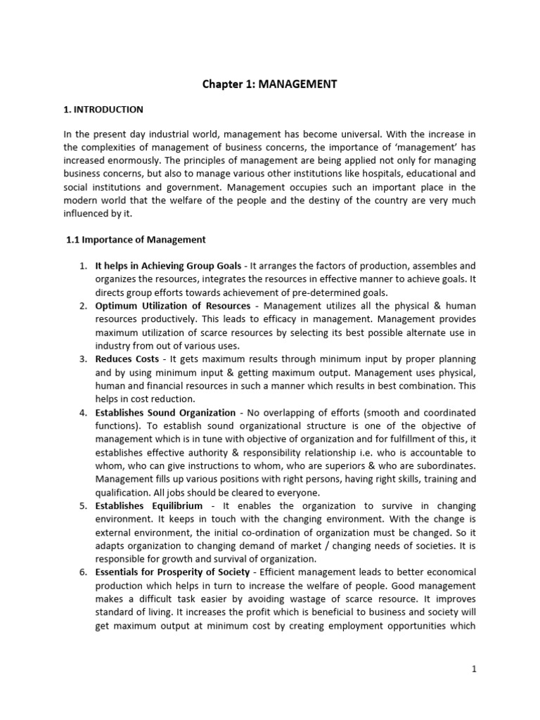 Ch1 Management | PDF | Cost Of Living | Employment