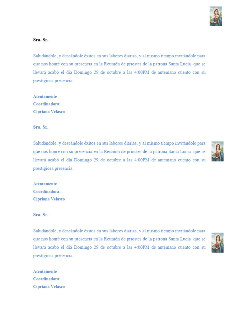 Modelo de Oficio | PDF