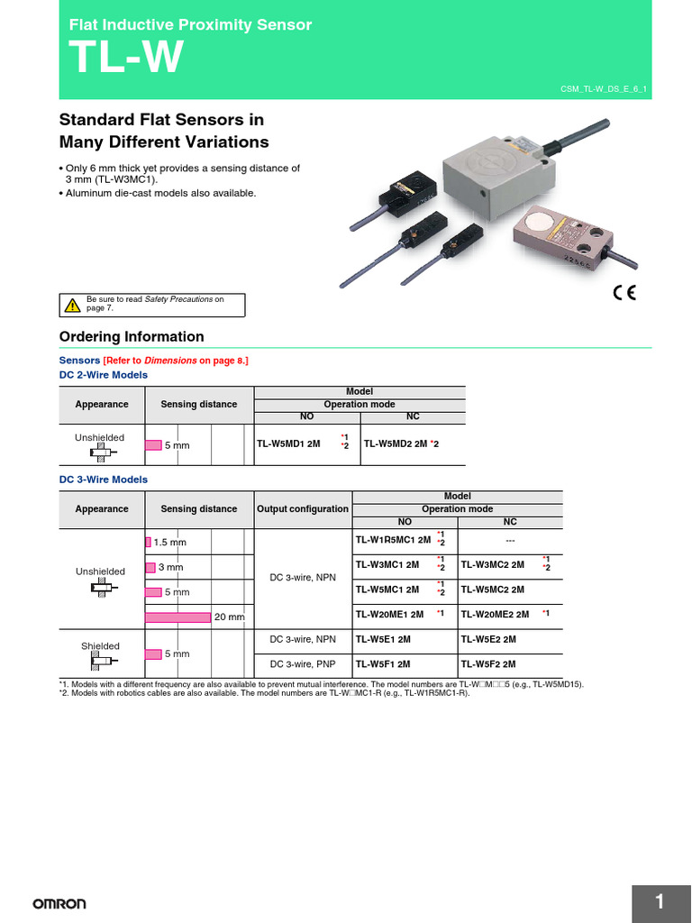 Industrial Proximity Sensor Guide | PDF | Electrical Resistance And ...