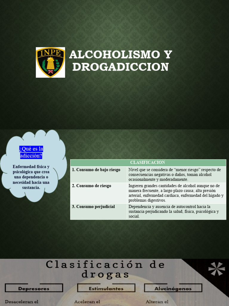 Alcoholismo y Drogadiccion | PDF