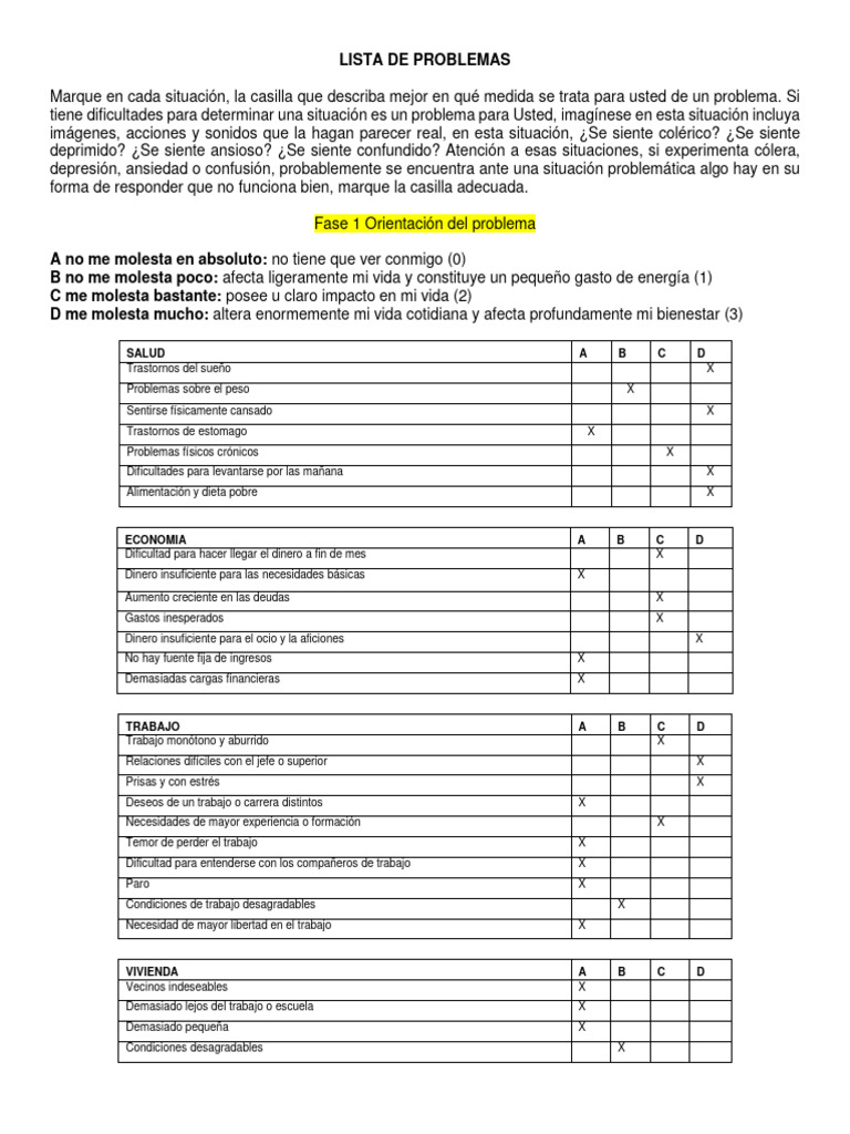 Guía de solución de problemas_formato | PDF | Ansiedad | Depresión ...