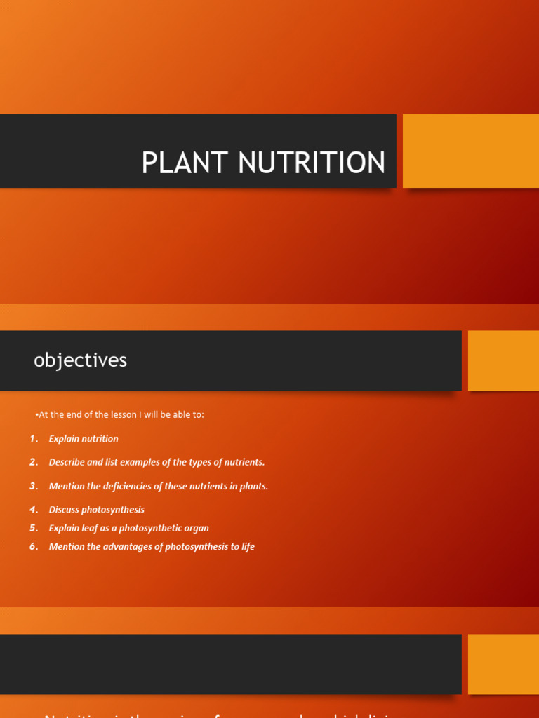 Plant Nutirion | PDF | Plant Nutrition | Photosynthesis Plant Nutirion | PDF | Plant Nutrition | Photosynthesis