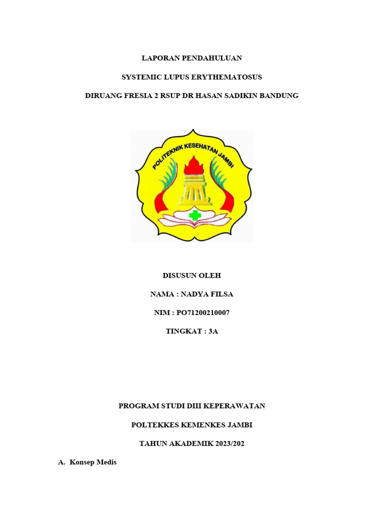 LP Lupus | PDF | Kesehatan Holistik