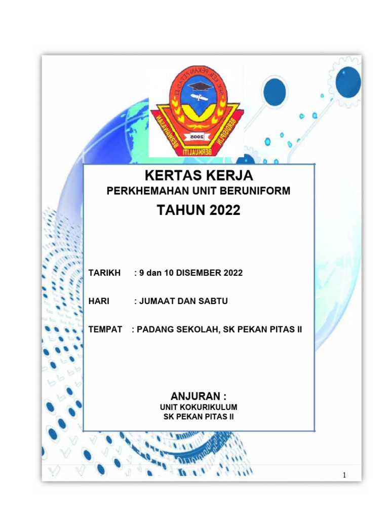 Perkhemahan Unit Beruniform SK Pekan Pitas II | PDF | Seni | Sains ...