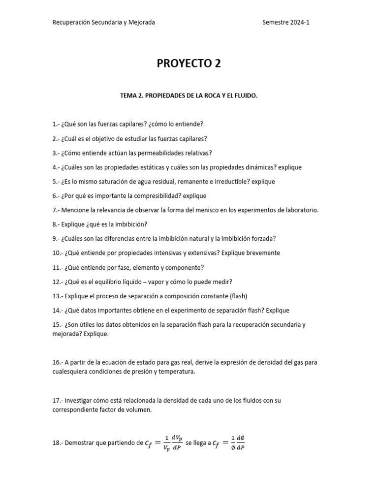 Proyecto 2 | PDF | Gases | Viscosidad