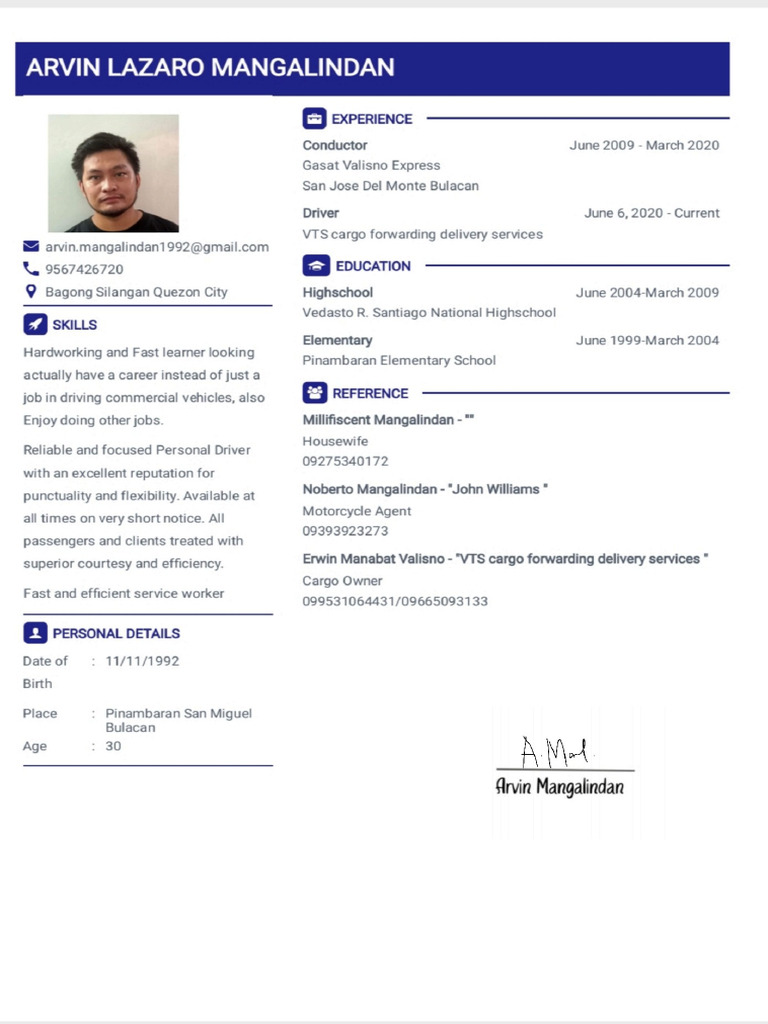 Finalized Arvin Mangalindan | PDF