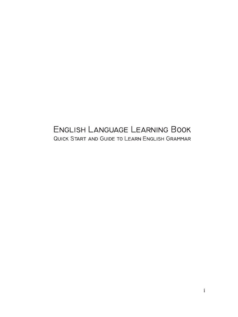 English Language Learning Book (Bahan Ajar, ISBN) | PDF | Verb | Noun