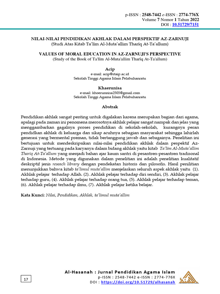 Jurnal Ta'lim 4 | PDF