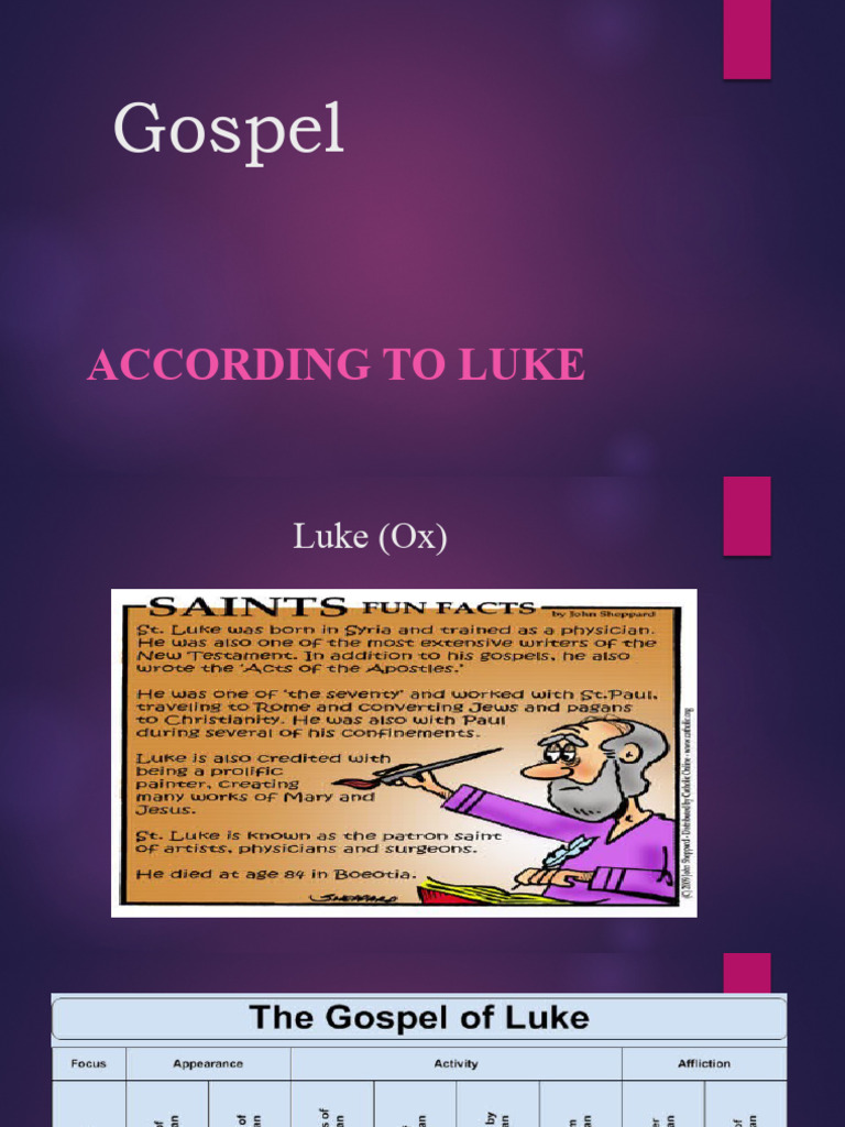 Gospel of Luke | PDF | Gospel Of Luke | Parables Of Jesus