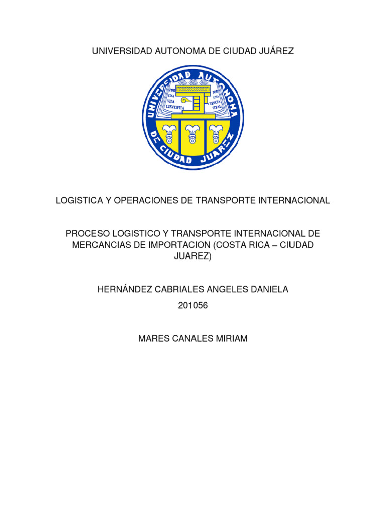 Proceso Logistico Final 1 Descargar Gratis Pdf Engranaje Transporte