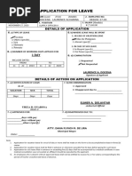 Earned Leave Proforma Application | PDF