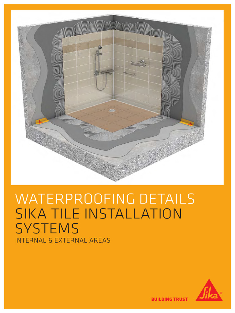 Sika Tile Installation Systems Waterproofing Details Booklet 0515 NZ ...