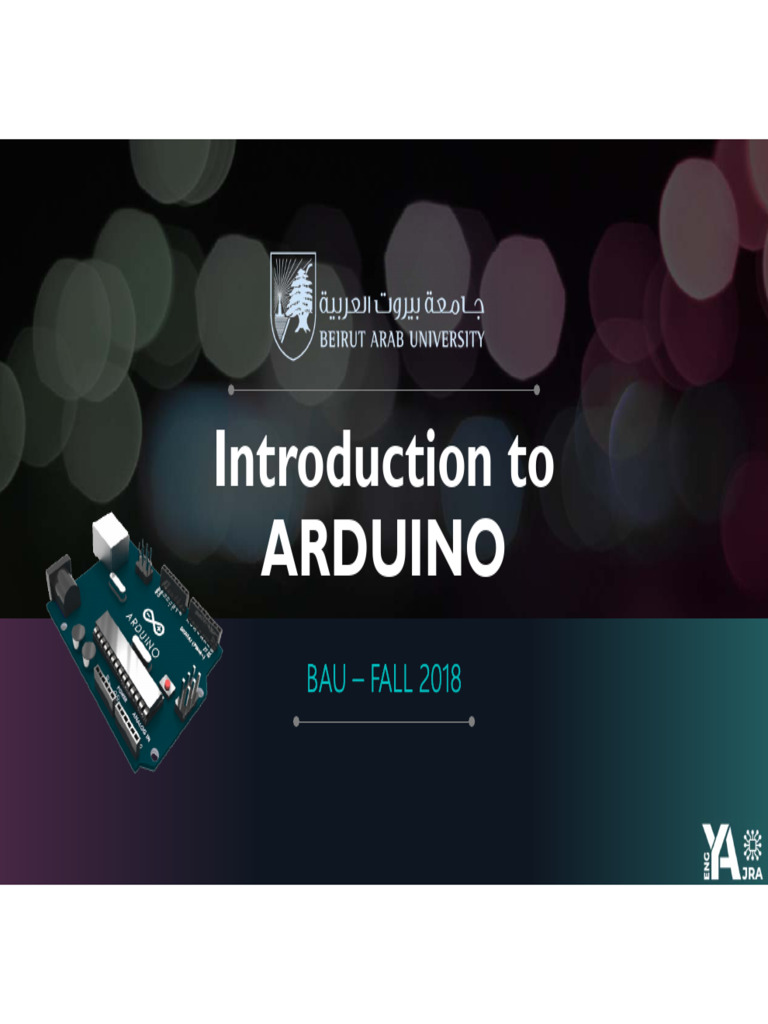 Introduction To ARDUINO | PDF | Arduino | Computer Programming