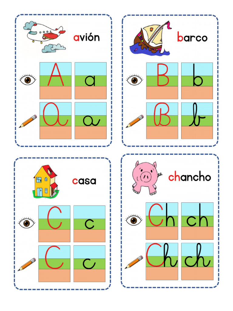 Abecedario Triple Linea | PDF