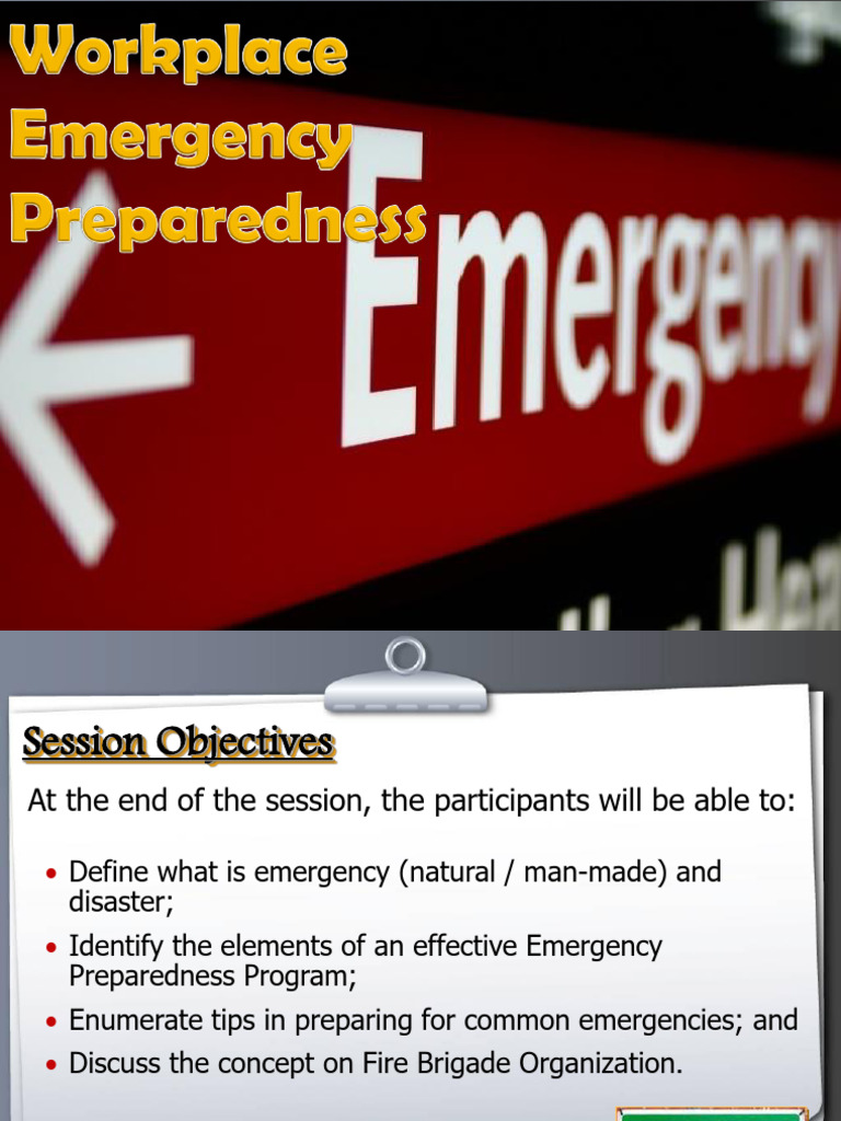 Workplace Emergency Preparedness | PDF | Emergency | Emergency Management
