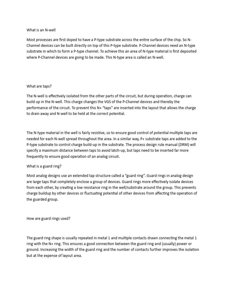 Guard Rings | PDF | Mosfet | Field Effect Transistor
