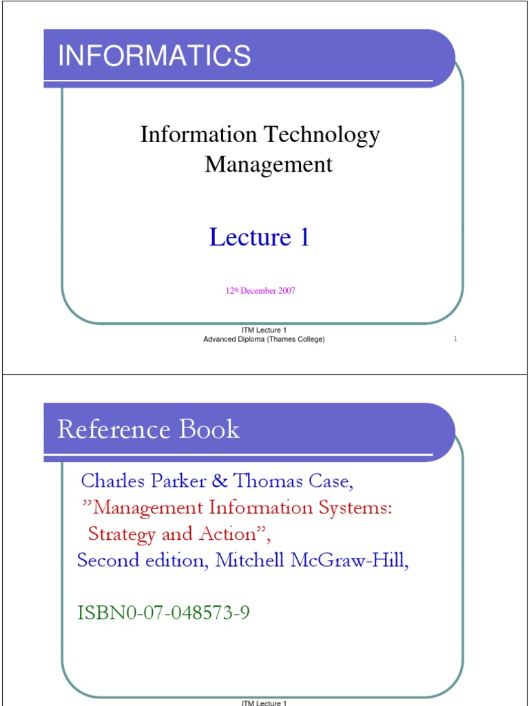 ITM Lecture 1 | PDF | Printer (Computing) | Liquid Crystal Display
