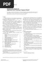 Astm C1396 C1396M-17 | PDF | Drywall | Plaster